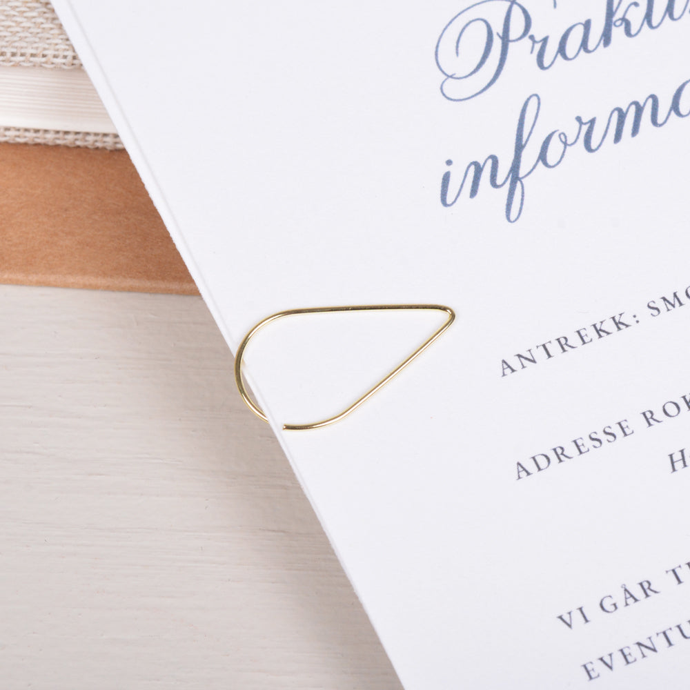 Binders 100 stk ∙ DRÅPE ∙ Gull – Stefan Papir